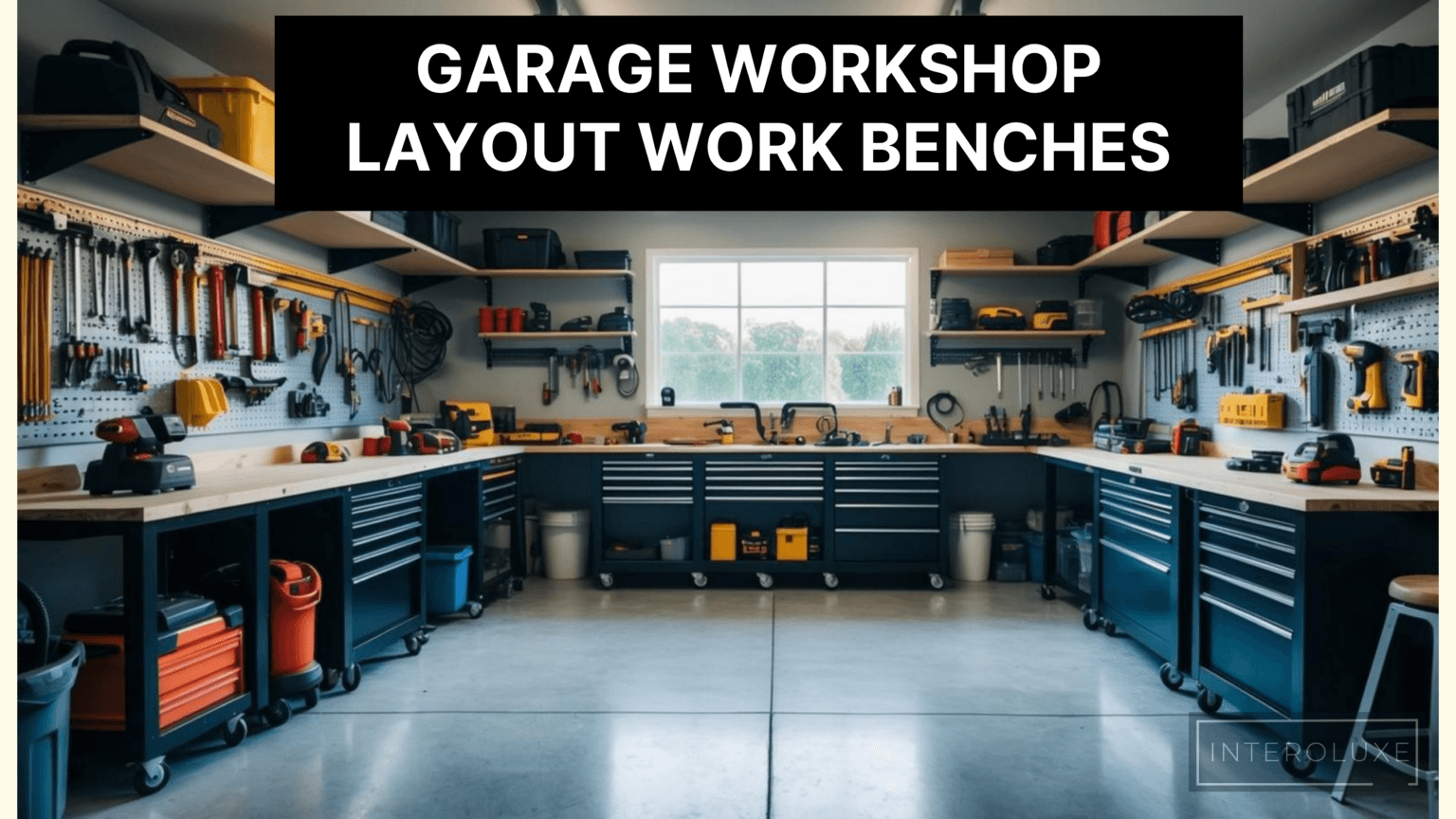 15 Tips: Garage Workshop Layout Work Benches (Get Organized)