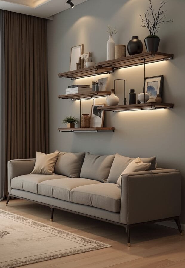15 Sofa Backside Wall Design Ideas (Transform Your Space Today)