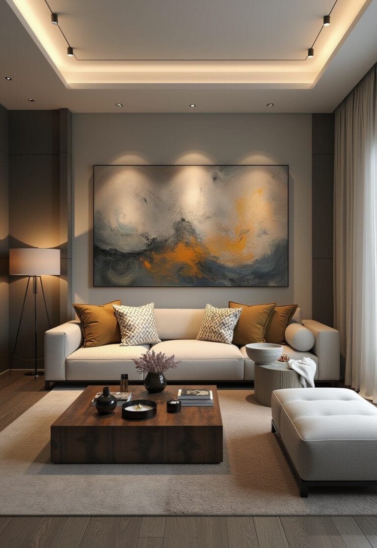 7 How To Decorate A Large Wall Behind Sofa (Transform Any Room ...