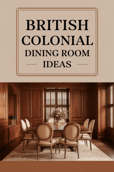 15 British Colonial Style Dining Room Ideas (So Classy!) – Interoluxe