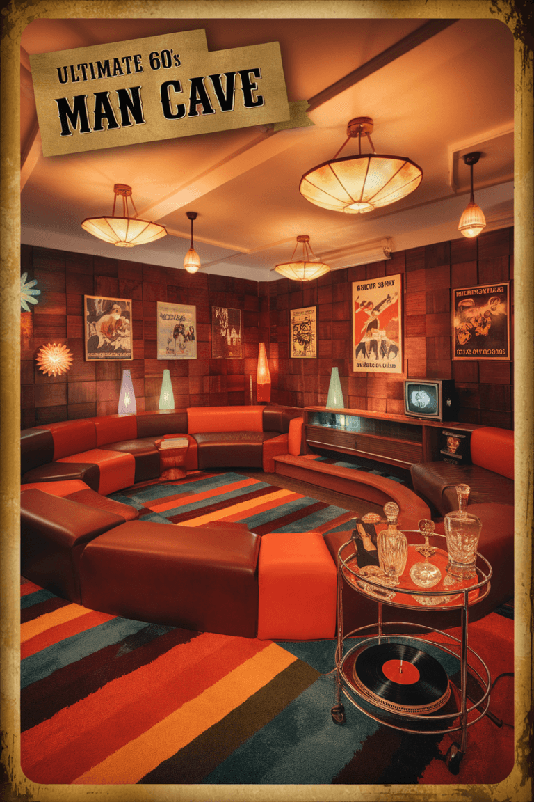 How to Create the Ultimate 1960s Retro Man Cave – Interoluxe