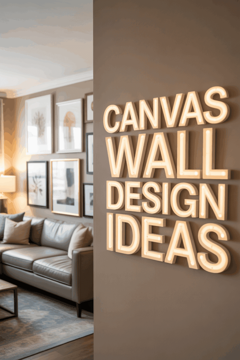 Canvas Magic: 7 Unexpected Wall Designs That Transform Rooms Instantly