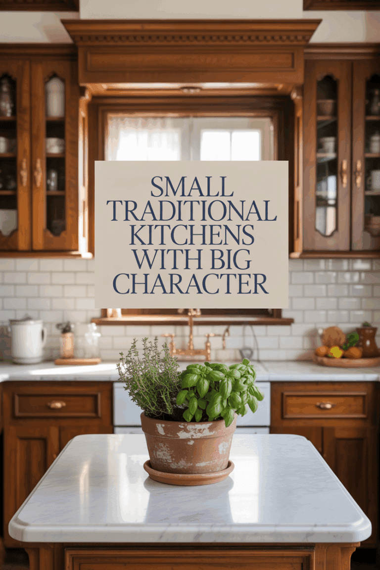 Timeless Charm In Limited Space: Mastering Small Traditional Kitchen Design