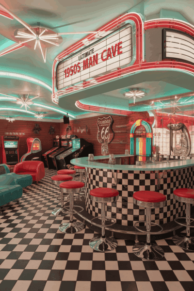 How To Create The Ultimate 1950s Retro Man Cave