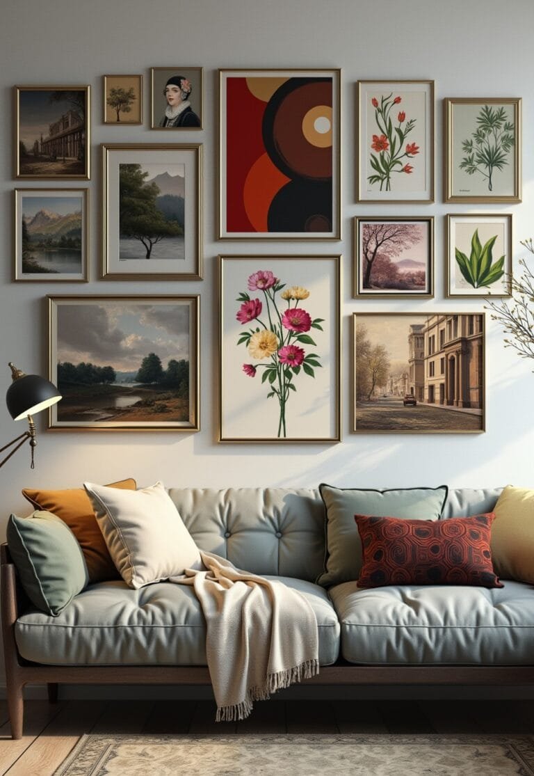 7 Decorate-a-Big-Wall-in-Living-Room Ideas (Transform Now)